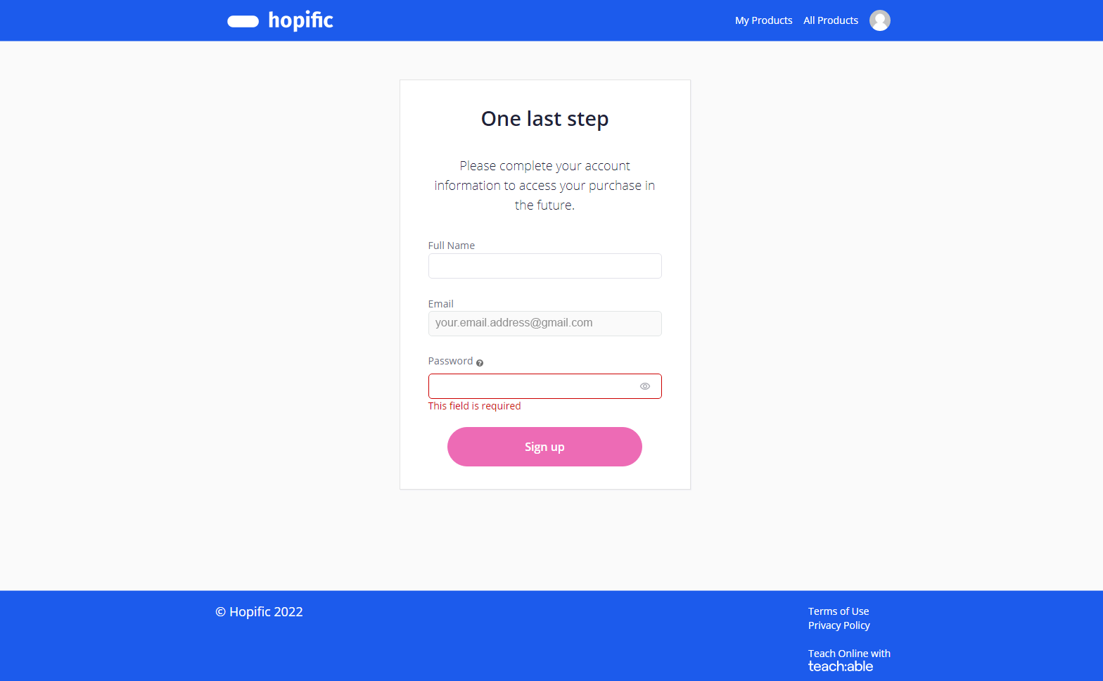 Grasshopper Pro Landing Page - Hopific